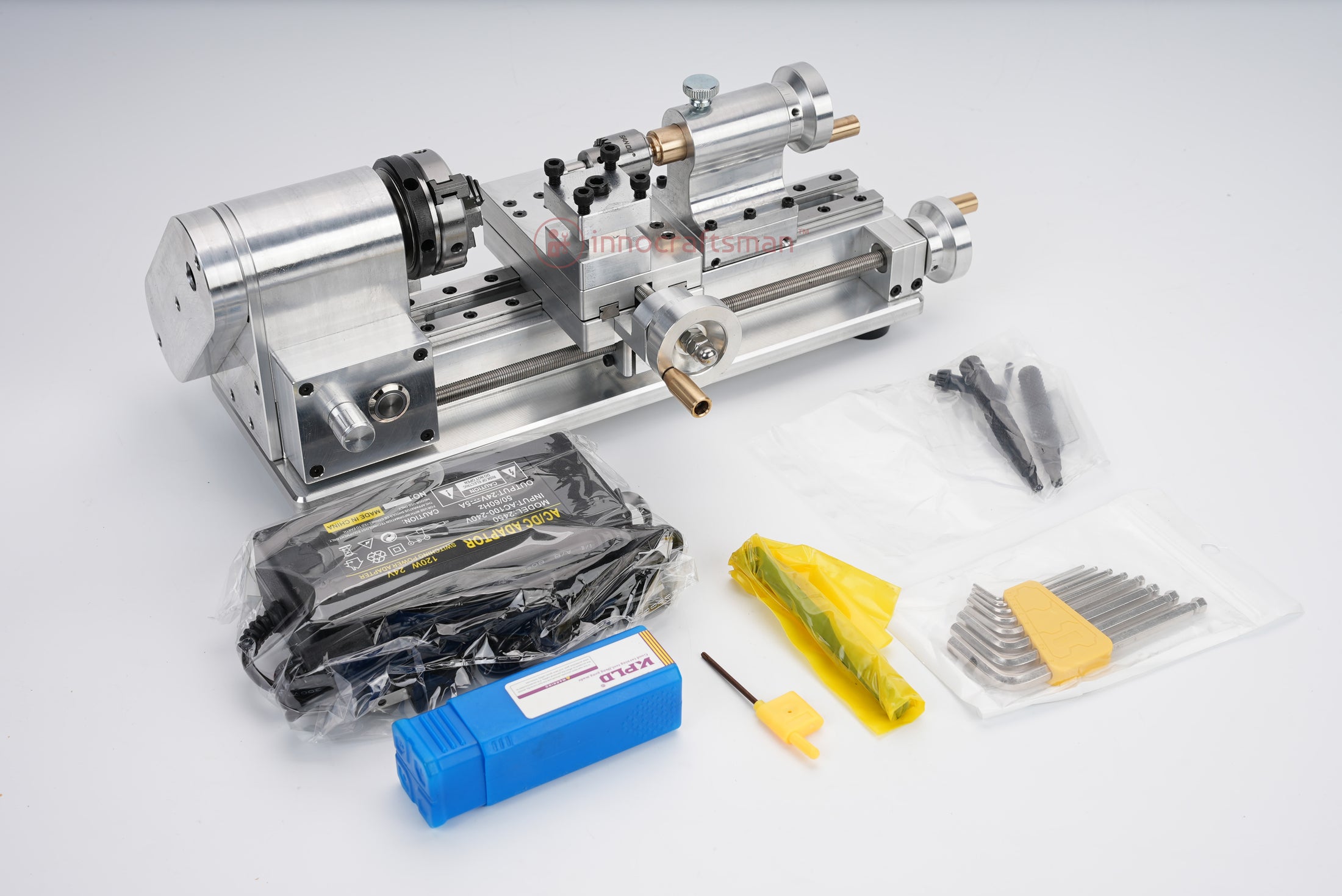 Mini Metal Lathe 80W – Innocraftsman